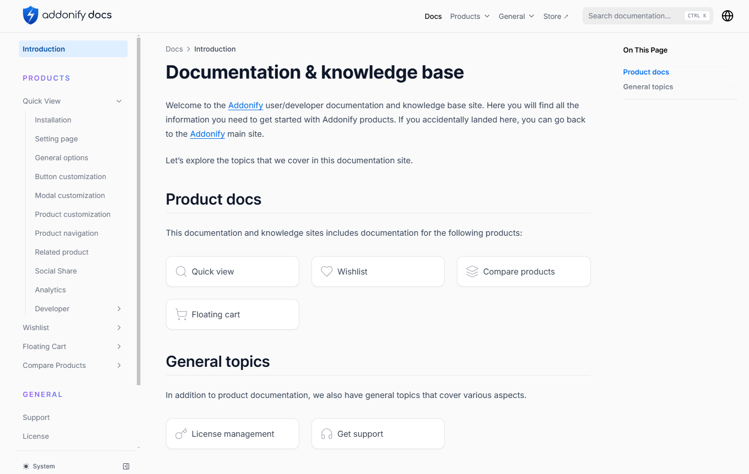 Addonify Floating Cart General Options - Addonify Docs